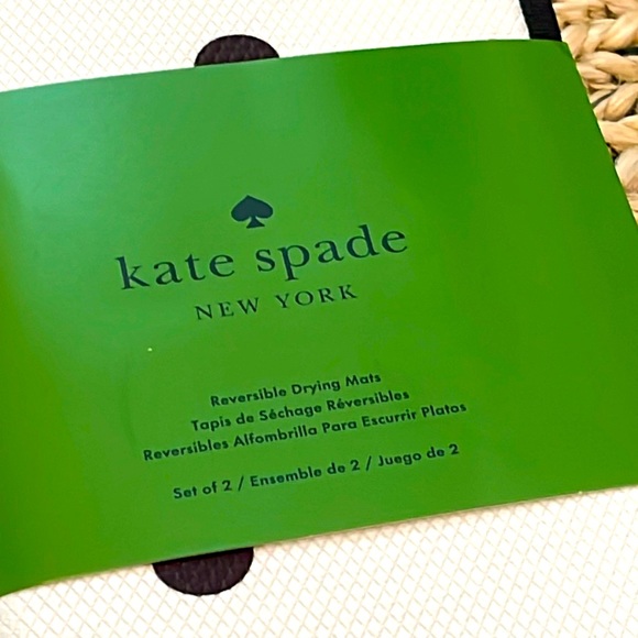 kate spade | Kitchen | Nwt Kate Spade Reversible Dish Drying Mats ...